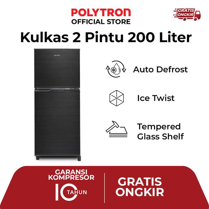 Promo POLYTRON Kulkas 2 Pintu - PRB 200Y Cicil 0% 3x - Kab. Tangerang ...