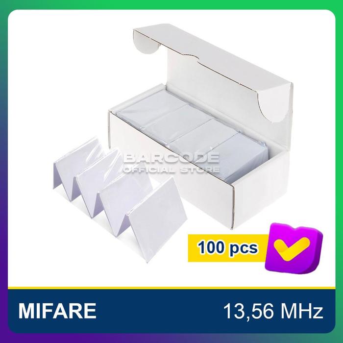 Jual MFRE RFID 13,56MHz Smart ID Card Contactless Kartu Akses PVC 1K ...
