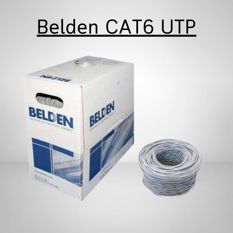Kabel Belden CAT6 UTP 1 Roll 305 meter Original (Blue dan Grey) - Shop ...