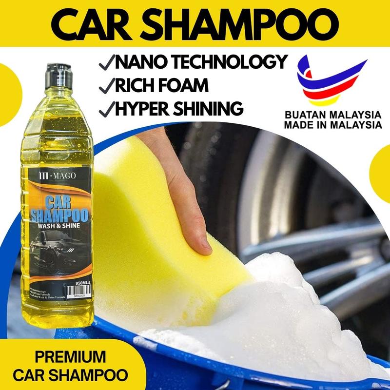 NANO Car Shampoo Wash and Shine Wax Foam Nano Snow Wash Car Wash ...