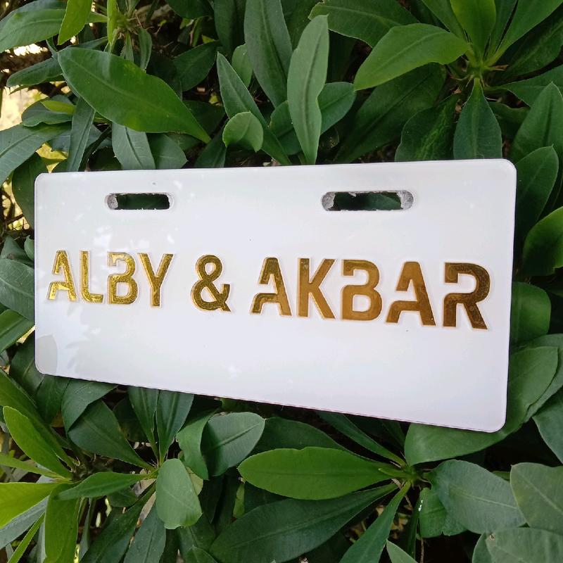 plat aksesoris sepeda listrik akrilik free custom Outdoor - Shop ...