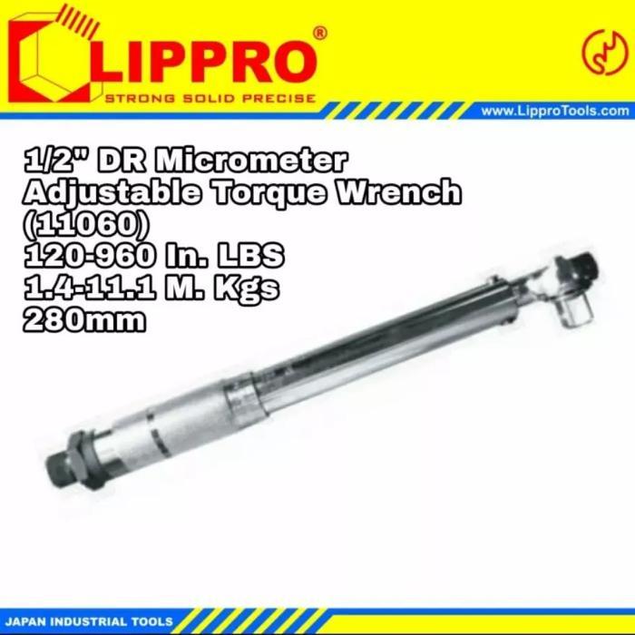 Jual Lippro Kunci Momen Torsi 1/2 Inch Adjustable Torque Wrench ...