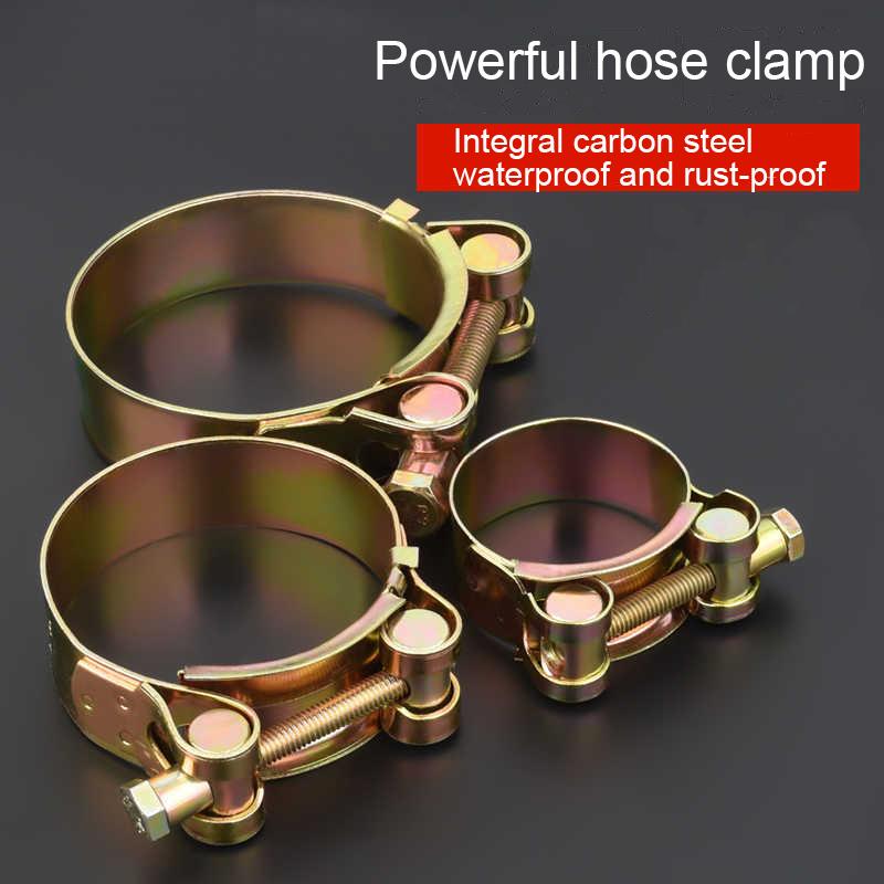 Carbon Steel Galvanized Hose Clamp Thickened Pipe Clamp Wate - TikTok ...