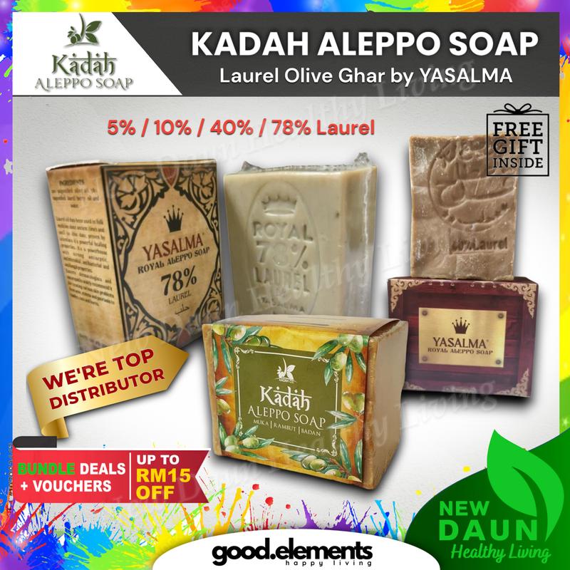 [100% ORIGINAL] KADAH YASALMA ALEPPO SOAP Sabun Minyak Zaitu - TikTok ...