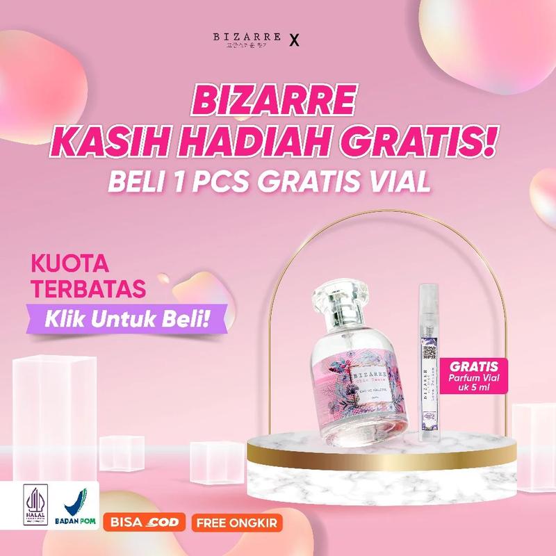 BIZARRE Parfum Wanita Eau De Toilette / EDT 50 ml - Original Bizarre ...