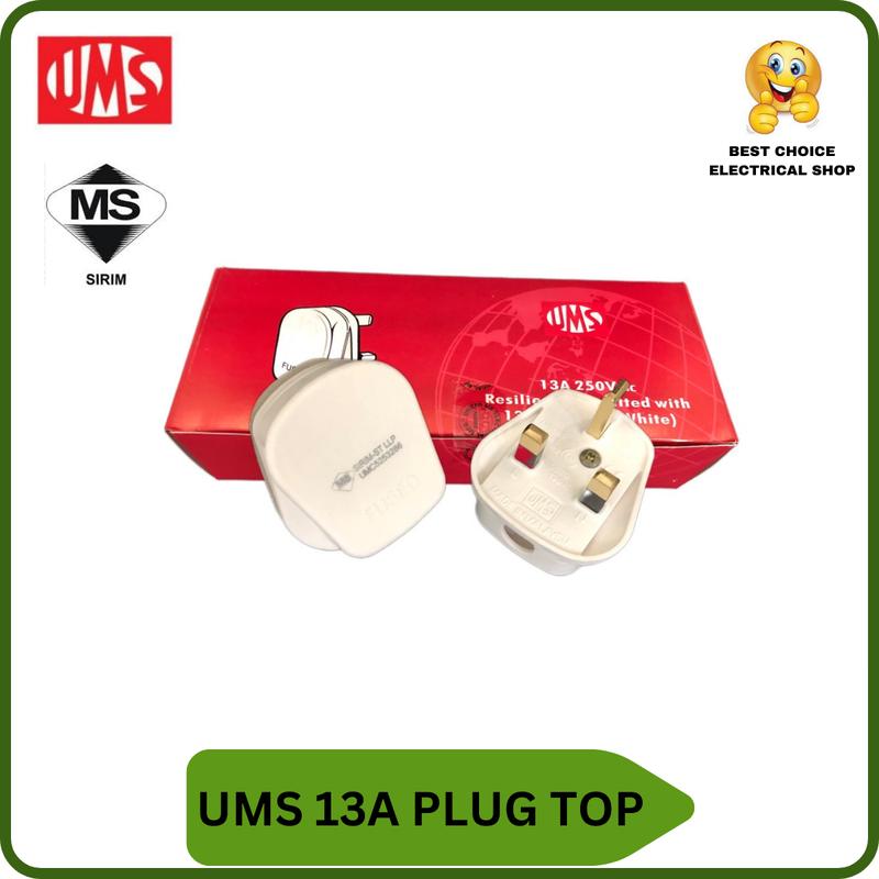 [READY STOCK] UMS PLUG TOP 13A / 3 PIN PLUG SIRIM APPROVED - TikTok ...