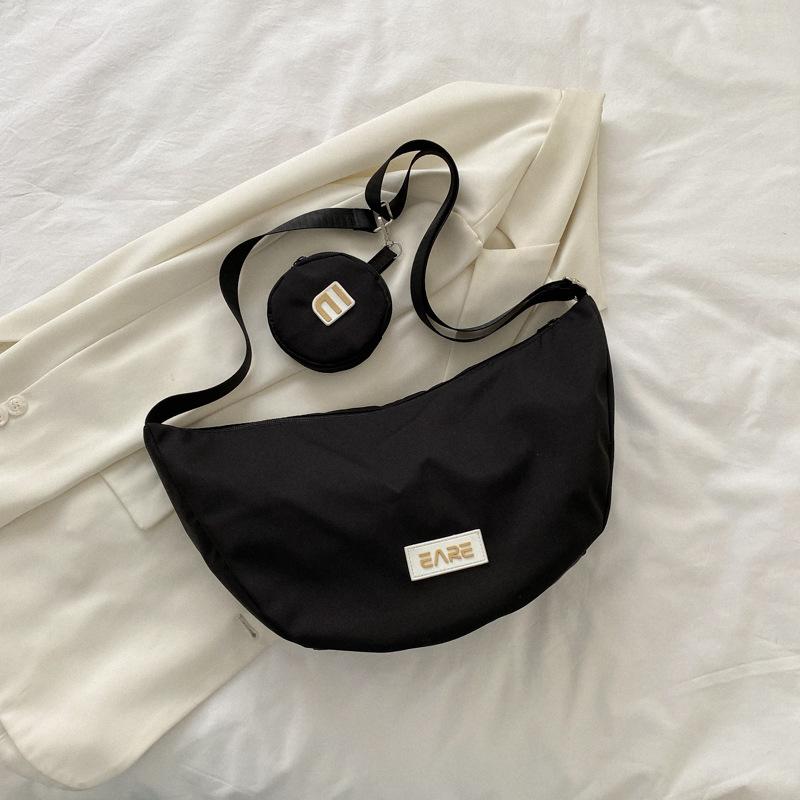 Japanese-inspired Nylon Dumpling Bag for Women, New Style, Casual ...