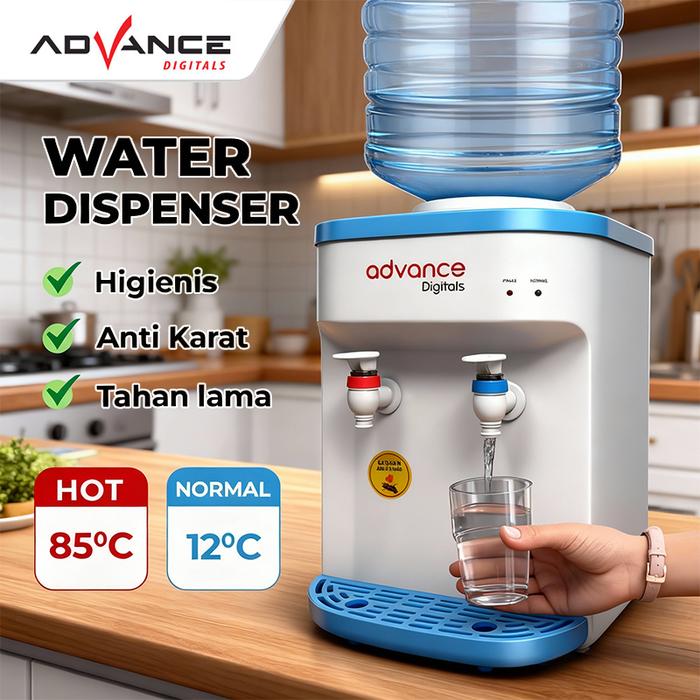 Promo Advance Dispenser DS-108 Dispenser Air Panas Dingin Galon Atas ...