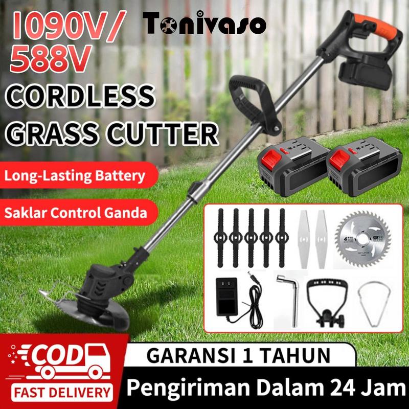 Tonivaso COD Mesin Potong Rumput Pemotong Rumput Listrik Pemangkas ...