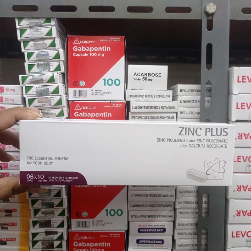 Zink plus suplemen multivitamin kesehatan daya tahan tubuh perbox ...