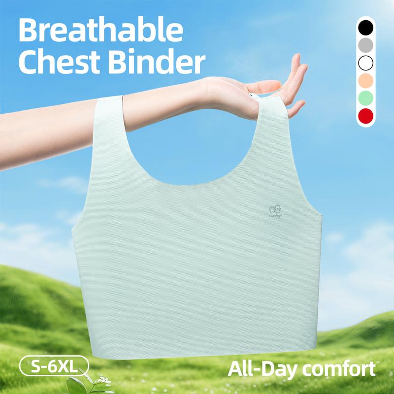 6 Colors Seamless Chest Binder Pullover Non Buckle Tomboy Br - TikTok ...