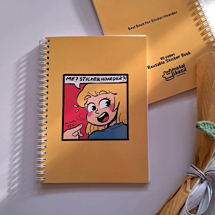 Jual Sticker Book | Metal Kecil | Buku koleksi sticker A5 80 halaman ...