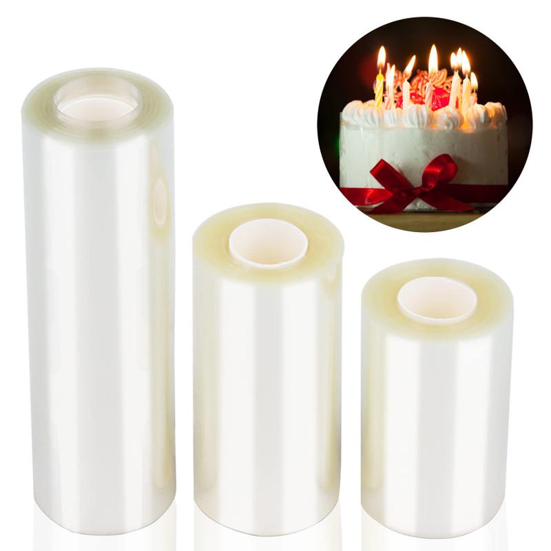 transparent roll of cake collars，Reusable Cake Edge Film 3 Rolls ...