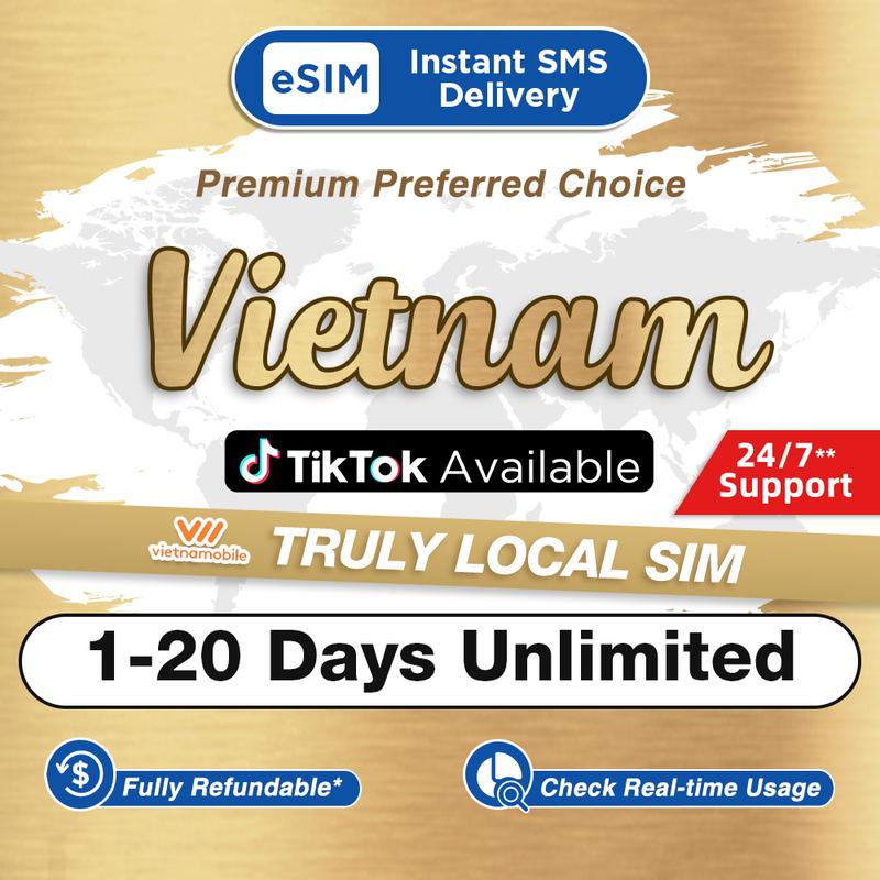 NPN Travel Voucher for Vietnam embedded SIM 1-20Days Daily 5GB - TikTok ...