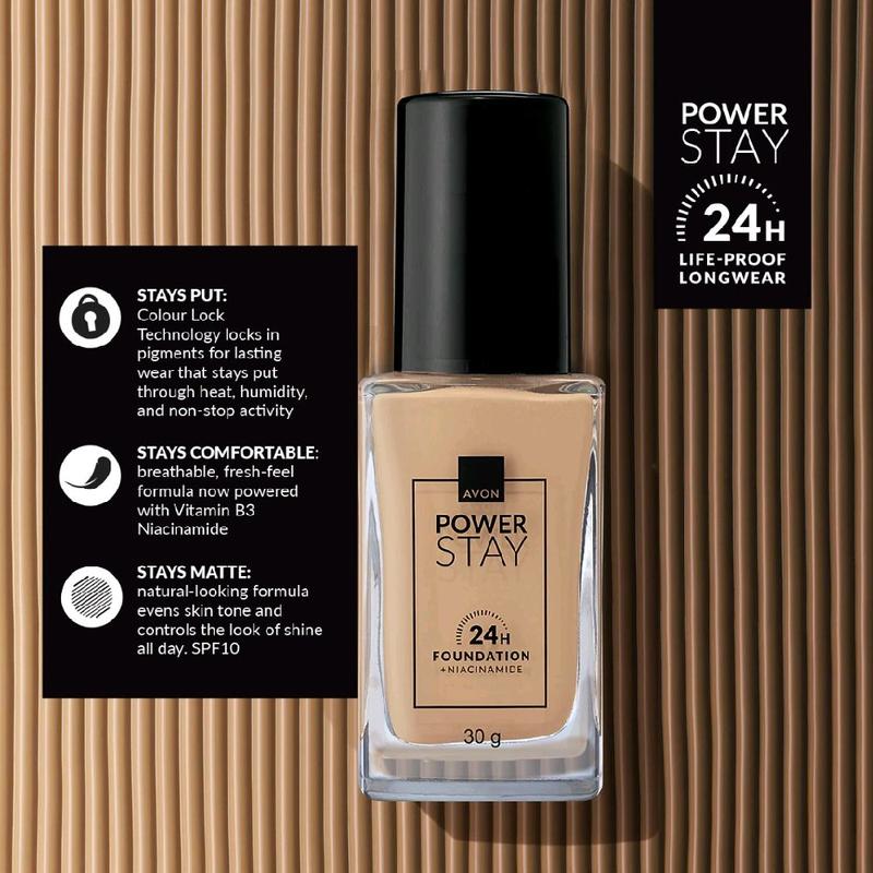 AVON POWERSTAY 24-hour liquid foundation - TikTok Shop Philippines