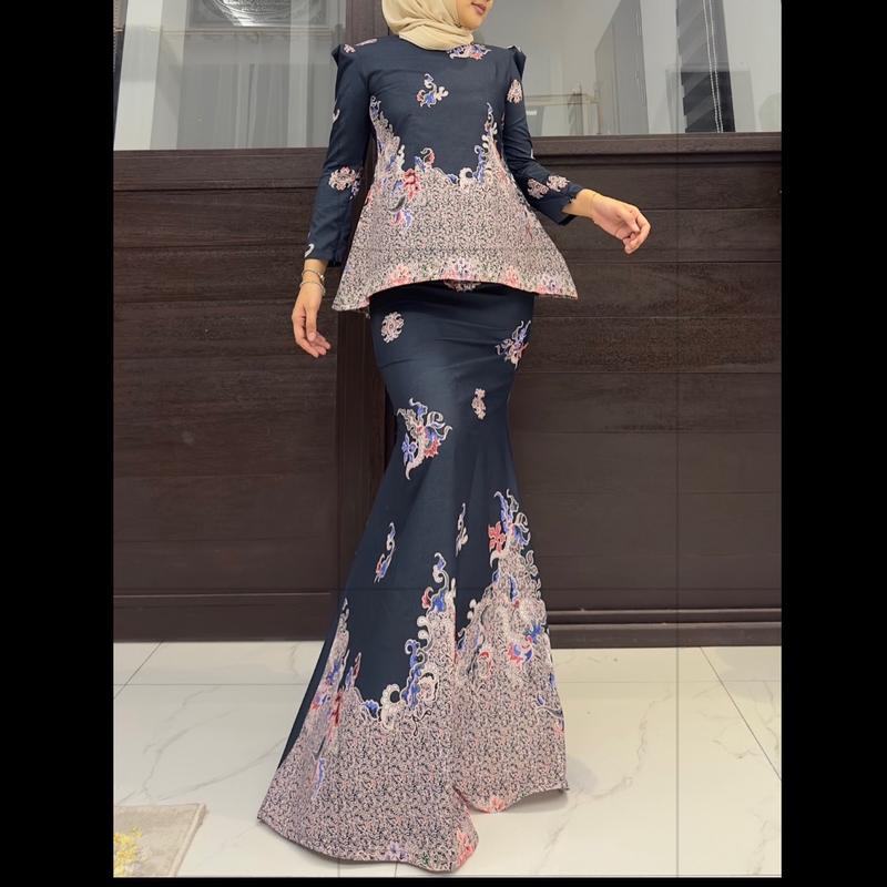 YASMINAZHARTW Mekar Saloma Kurung Raya 2024 COTTON IRONLESS - TikTok ...