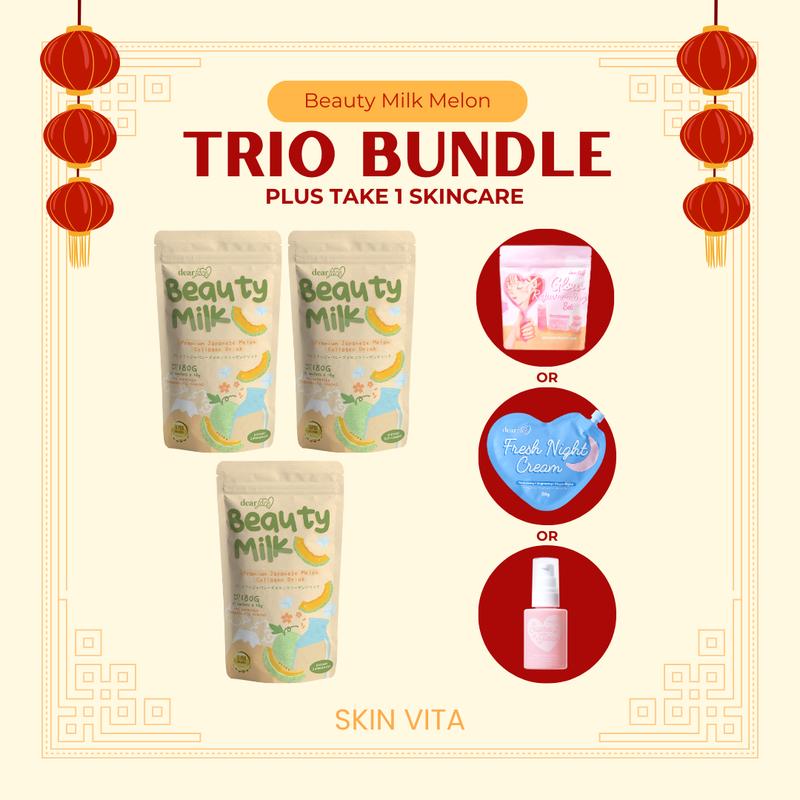 BEAUTY MILK TRIO TAKE DEAR FACE SKINCARE PRODUCTS - TikTok Shop Philippines