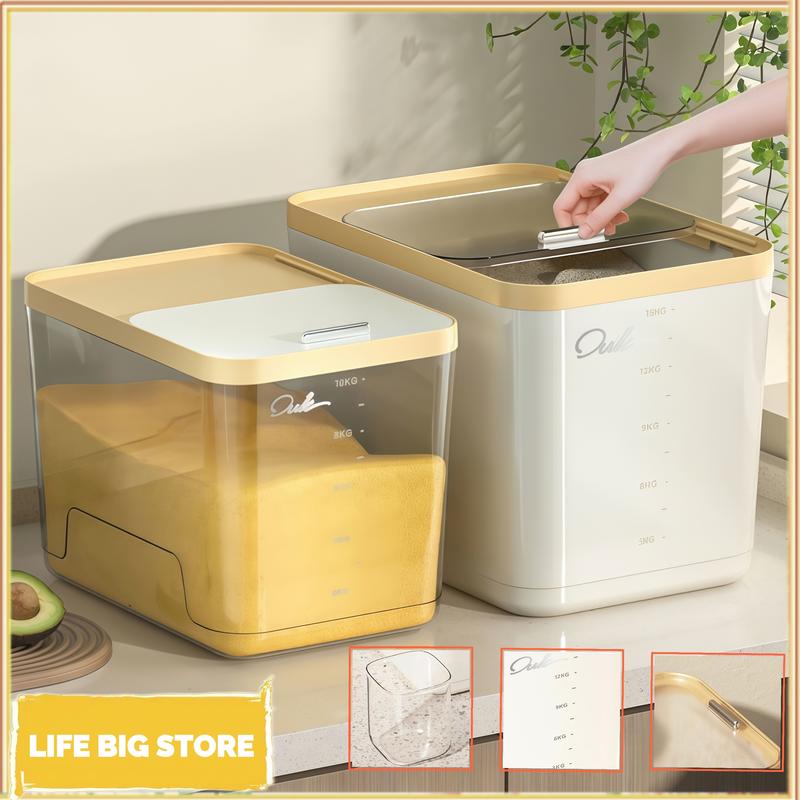 [Ready Stock] Rice Dispenser Wheel Rice Bekas Food Dispenser - TikTok ...