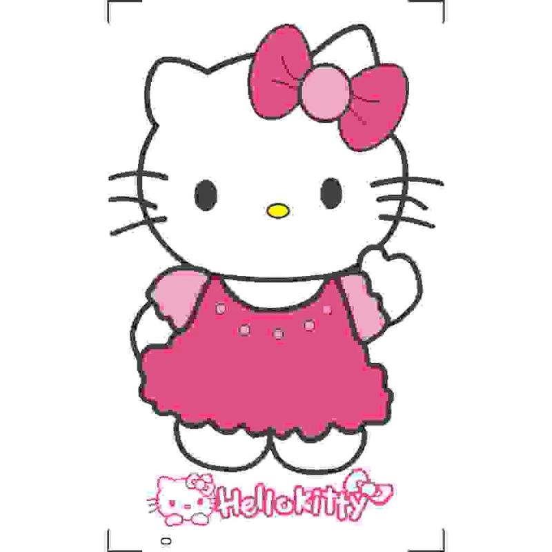 Sticker Dinding Hello kitty Versi 1 Size 30-45 cm Vinyl Whit - Shop ...