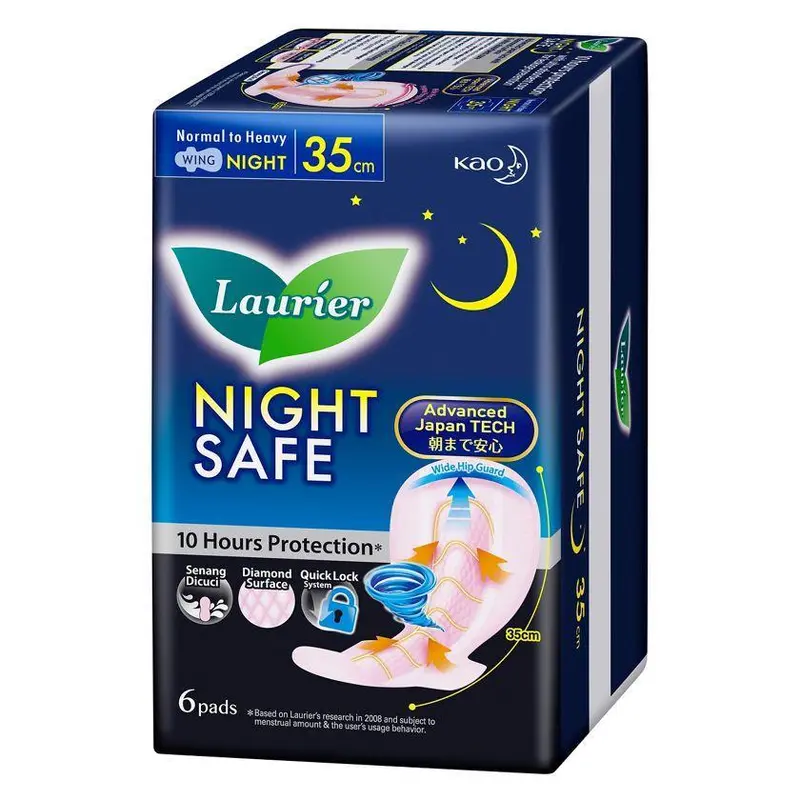 Laurier Night Safe With Safety Gather Advanced Japan Tech Pads - TikTok ...