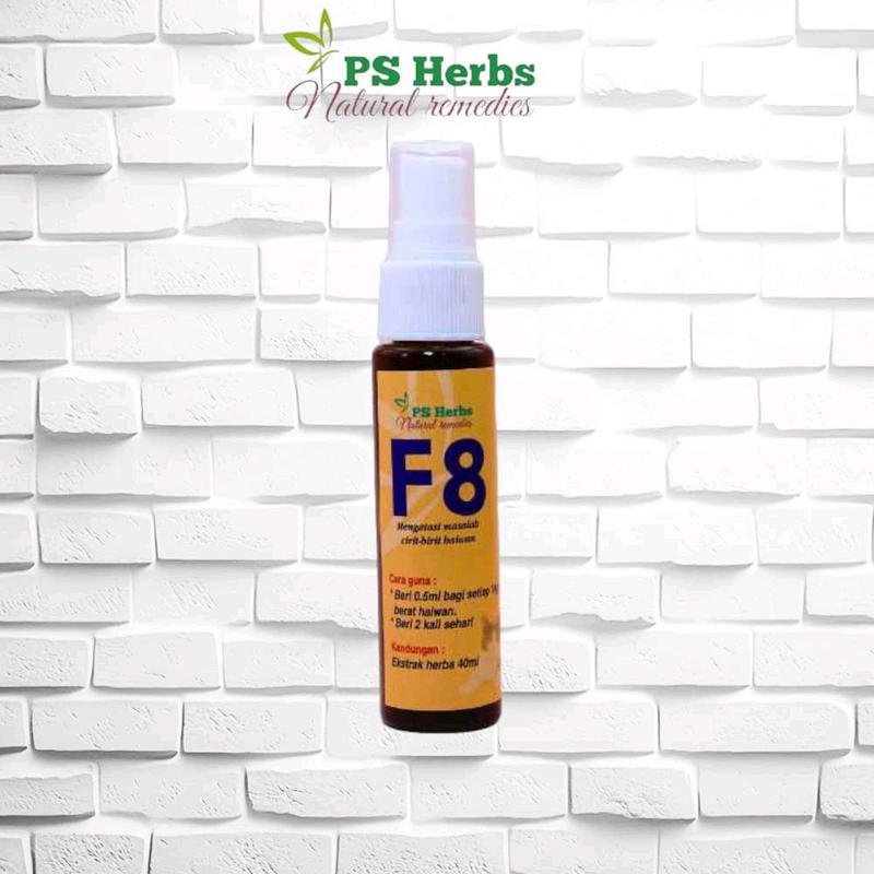SPRAY F8 PS HERBS UNTUK CIRIT BIRIT HAIWAN PELIHARAAN - TikTok Shop ...