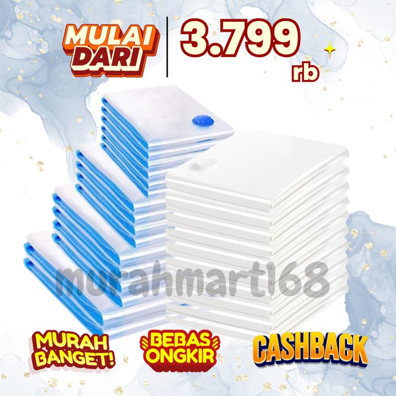 Vacum baju Plastik/Vacuum bag travel / Pelastik fakum/ Vacum bag baju ...
