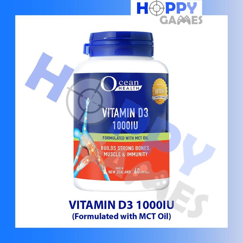 OCEAN HEALTH Vitamin D3 1000IU Softgel (Builds Strong Bones, - TikTok ...