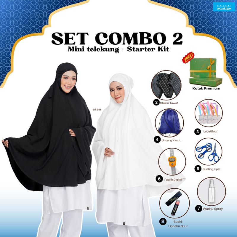 GALERI MUSLIM Set Combo Afya+ Starter Kit Umrah Wanita - Min - TikTok ...