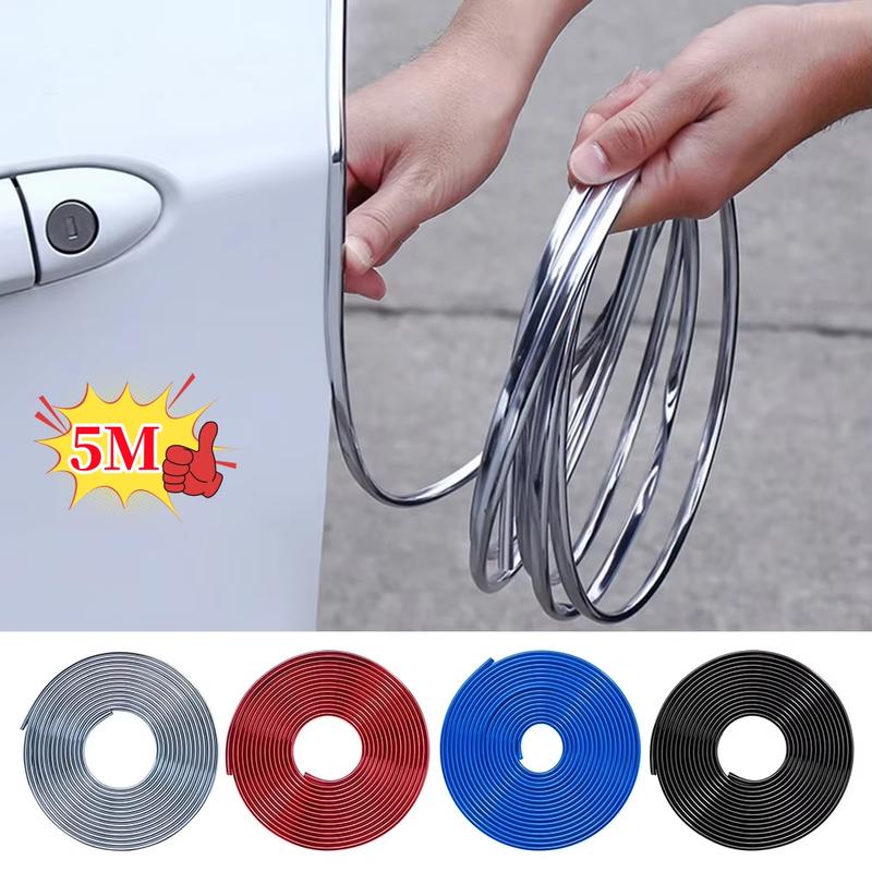 5m Adhesive Scratch Tools New Car Door Edge Rubber Scratch Protector ...