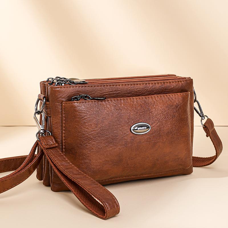 sling bag women，bag perempuan，Beg Tangan Berbilang Lapisan, Kulit ...