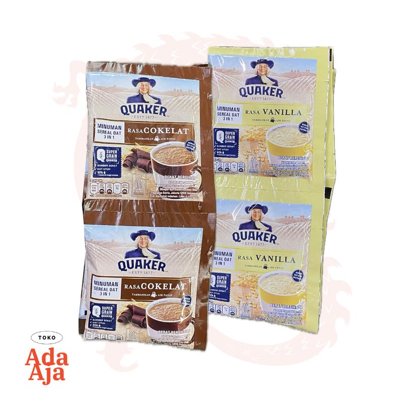 QUAKER SEREAL OAT 28GR RENCENG ( ISI 10 SACHET ) - Shop | Tokopedia