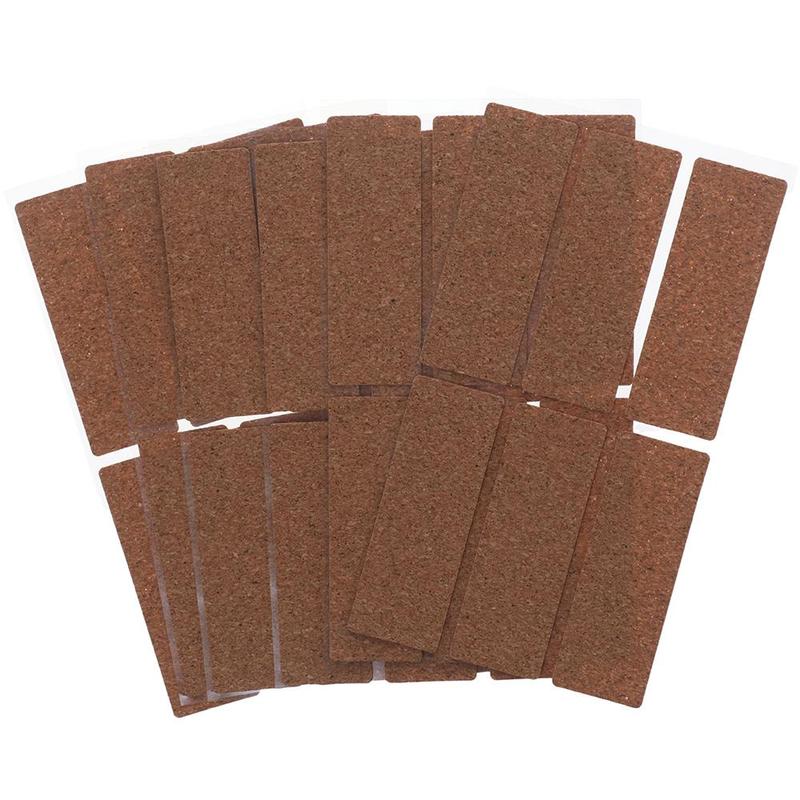 Label Kayu Gabus, 132PCS, Pelekat Sendiri, Boleh Tanggal, Label ...