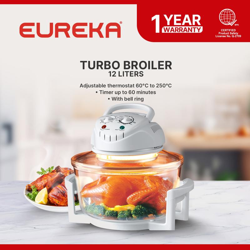 Eureka Turbo Broiler 12L EHTB 12L with Adjustable Thermostat - TikTok ...