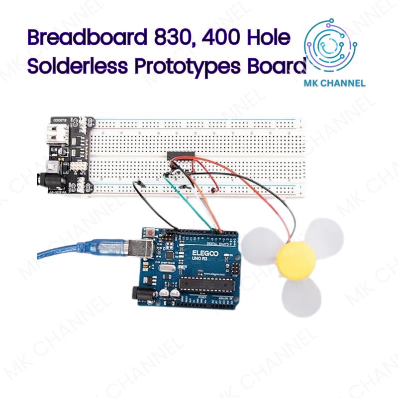400 Holes 830 Holes MB102 Project Bread Board White SYB-170 Linkable Mini Breadboard Prototype ...