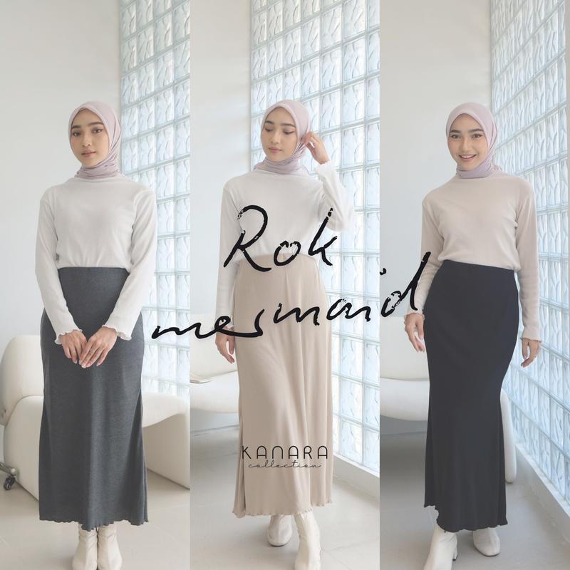 KANARA - Rok Mermaid Cutting Duyung Minimalist - Shop | Tokopedia