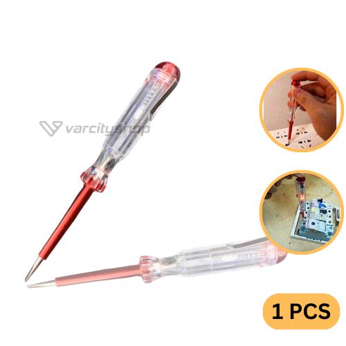 Tespen Test Pen Alat Tes Listrik Obeng Kelistrikan Test Pen Merah ...