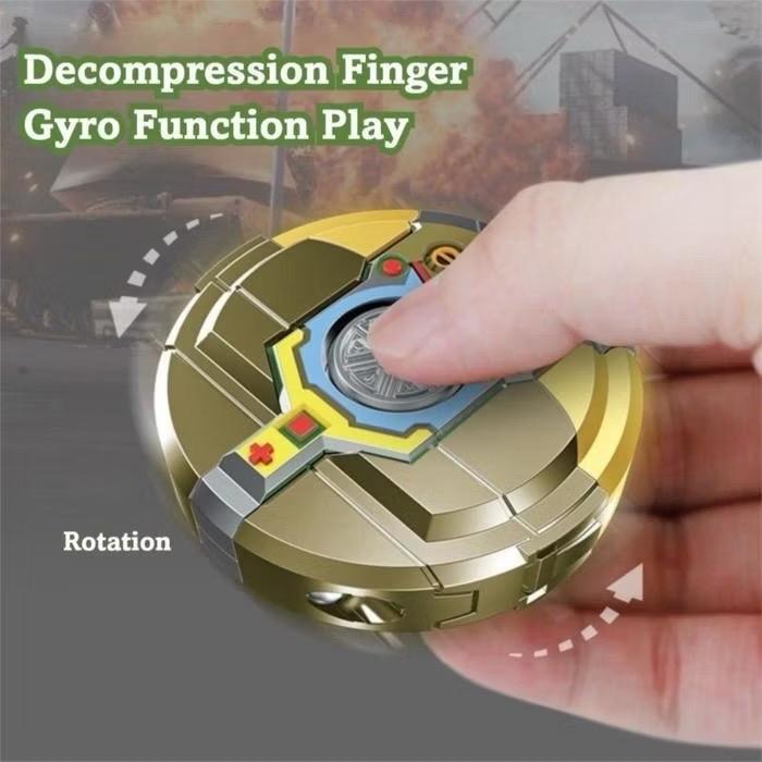 Fidget Spinner Transformer Toys Mechanical Gyro Robot Kretifitas Mainan ...