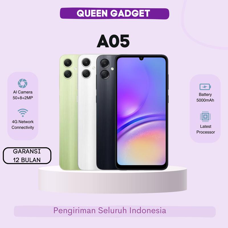 Hp Smartphone A05 RAM 6/128 GB Fullset - Handphone Bisa COD - Shop ...