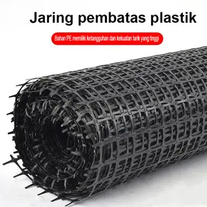 Pagar taman dari kawat jaring plastik HDPE, panjang 3-5 meter, dapat ...