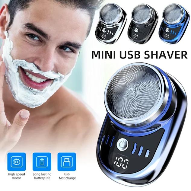 【FYP】Mini Electric Shaver Portable Pocket Razor Man Travel Attire ...