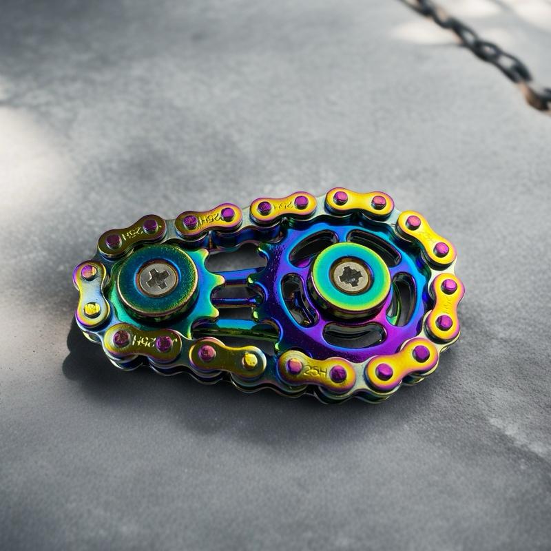 Mechanical Gear Flywheel & Chain Metal Toys | Sensory Fidget - TikTok ...