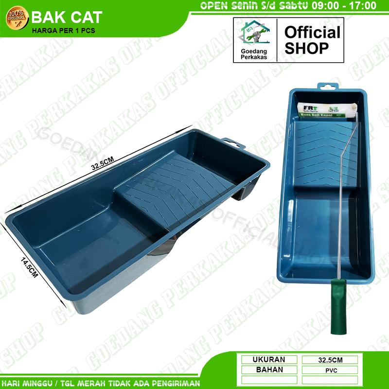 Bak Cat Roll Mini Pvc 4 Inch Tyro / Baki Cat Kuas Roll Tangkai Kapal ...
