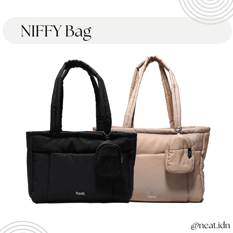 [Neat.] NIFFY Bag Totebag Puffy - Shop | Tokopedia