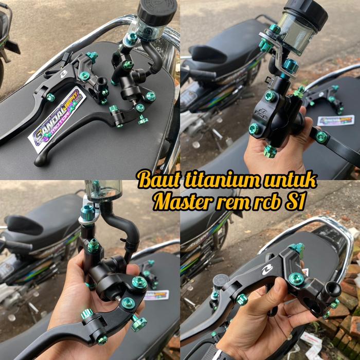 Jual BAUT TITANIUM MASTER REM RCB S1 SET BAUT TITANIUM MASTER REM RCB ...