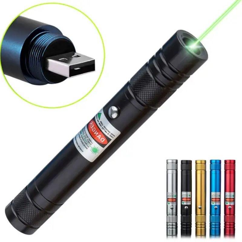USB Rechargeable GREEN LASER Pointers 532nm 10000m High Powe - TikTok ...