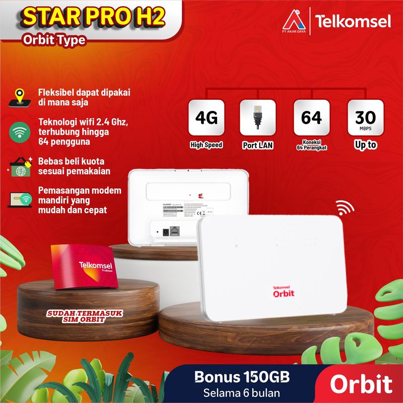 Orbit Telkomsel Modem Type Star PRO H2 - ORBIT STAR PRO H2 - Shop ...