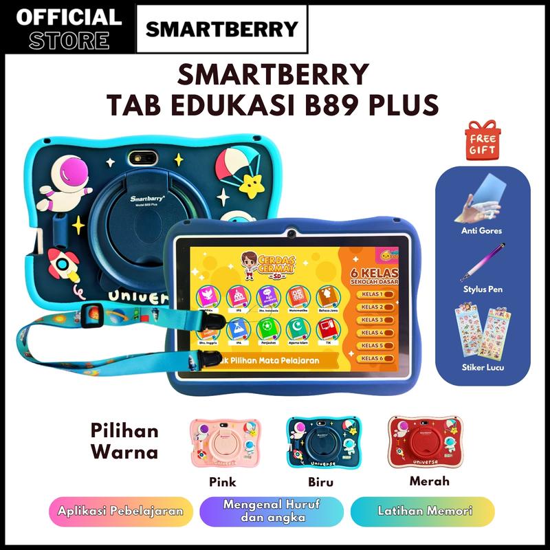 Smartberry Kids Study Tab B89 Plus - Tablet Anak Android 4/128GB, 7 ...