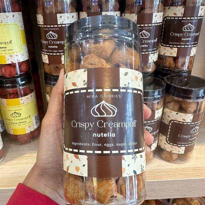 CRISPY CREAMPUFF MIRA COOKIES KIEDA CREPE HOUSE - TikTok Shop Malaysia