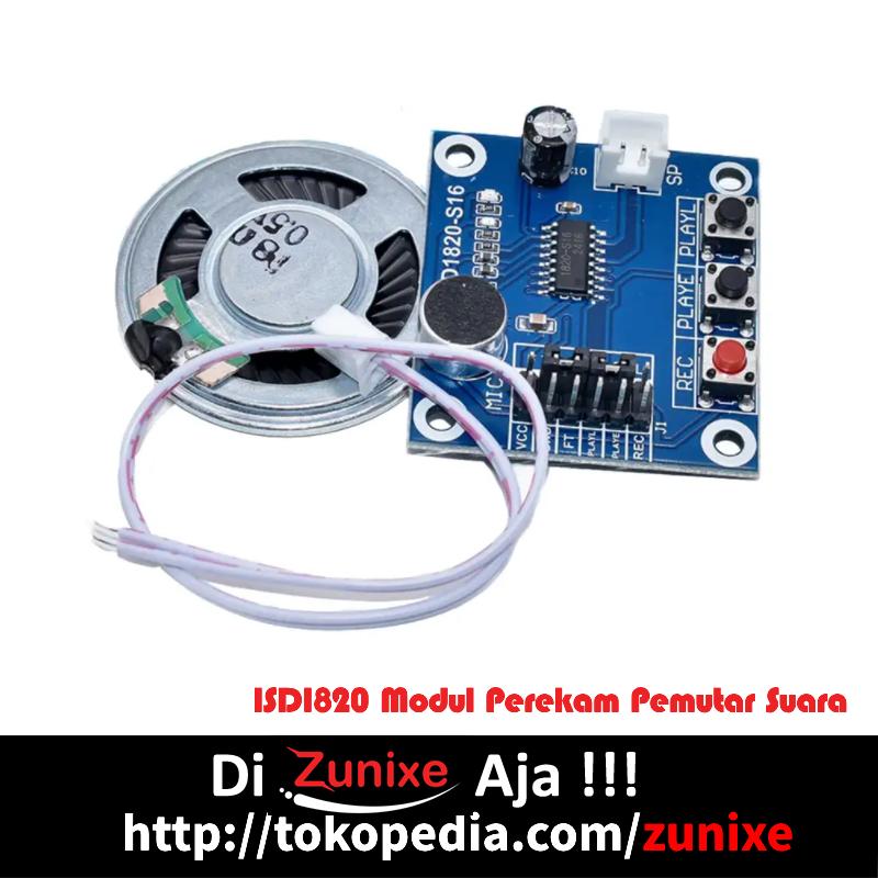 ISD1820 Modul Perekam Pemutar Suara Voice Recording Recorder Playback ...