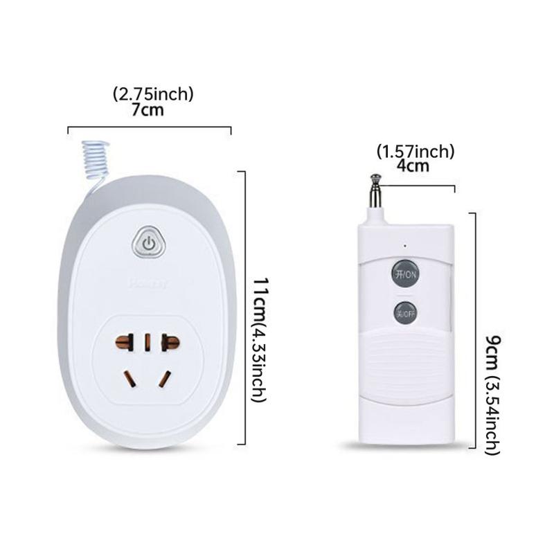 220V European standard converter wireless remote control socket can go ...